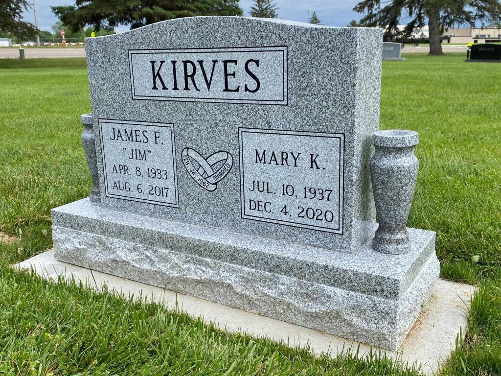 Companion Slant Headstones - Stoltz Memorials